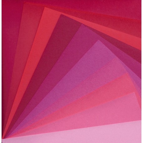 Origami Paper Mix Colors Of Red Washi - 150 mm - 30 sheets